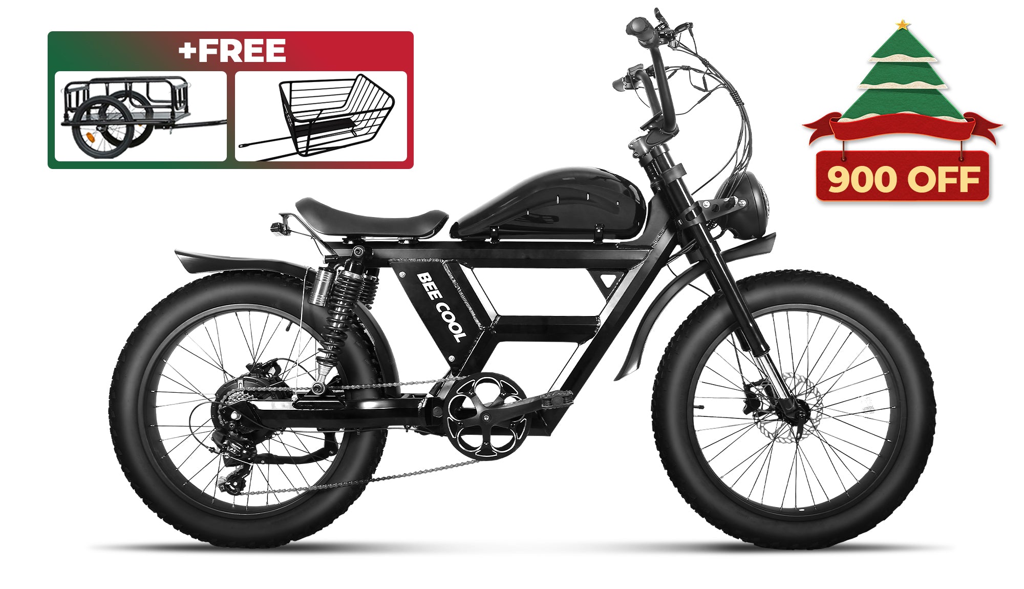 Bee Challenger Ebike, Long Range Electric Bike | Bee Cool Bikes