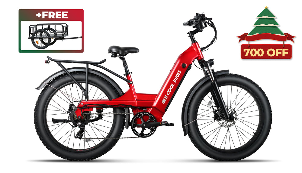 Bee Cool Bee Ranger E-Bikes | Soft Tail Long Range E-Bike