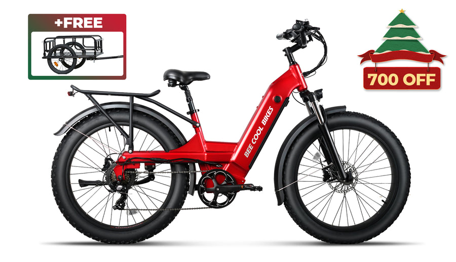 Bee Challenger Ebike, Long Range Electric Bike | Bee Cool Bikes