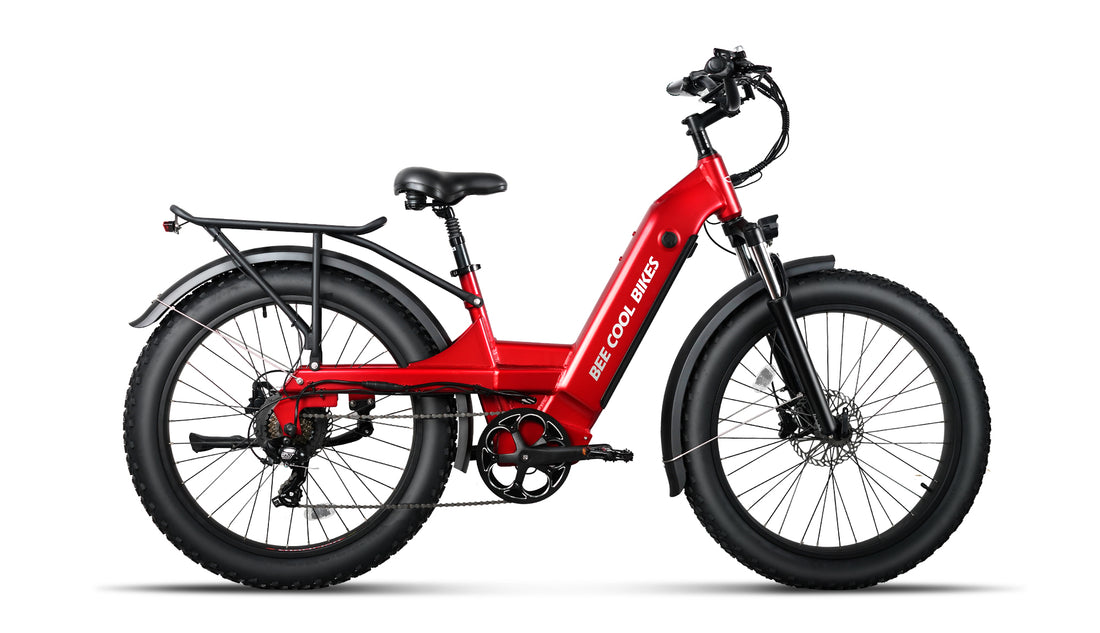 Bee Cool Adventurer E-Bikes | Soft Tail Long Range E-Bikes