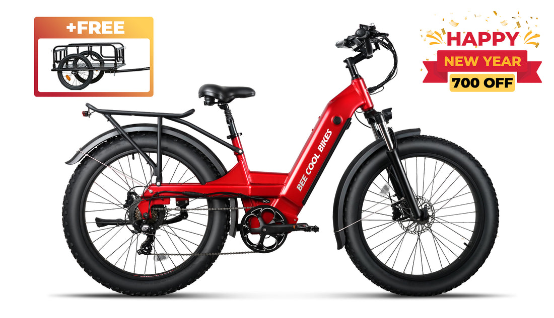 Bee Challenger Ebike, Long Range Electric Bike | Bee Cool Bikes