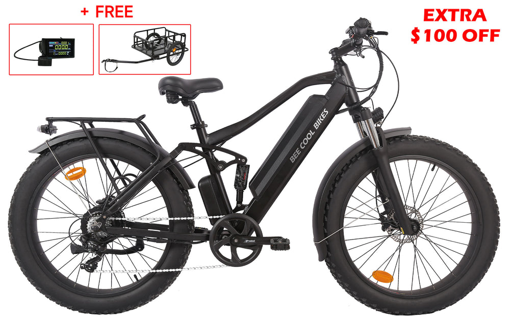 BeeCool Explorer E-Bike: High-Performance, Soft Tail Long Range