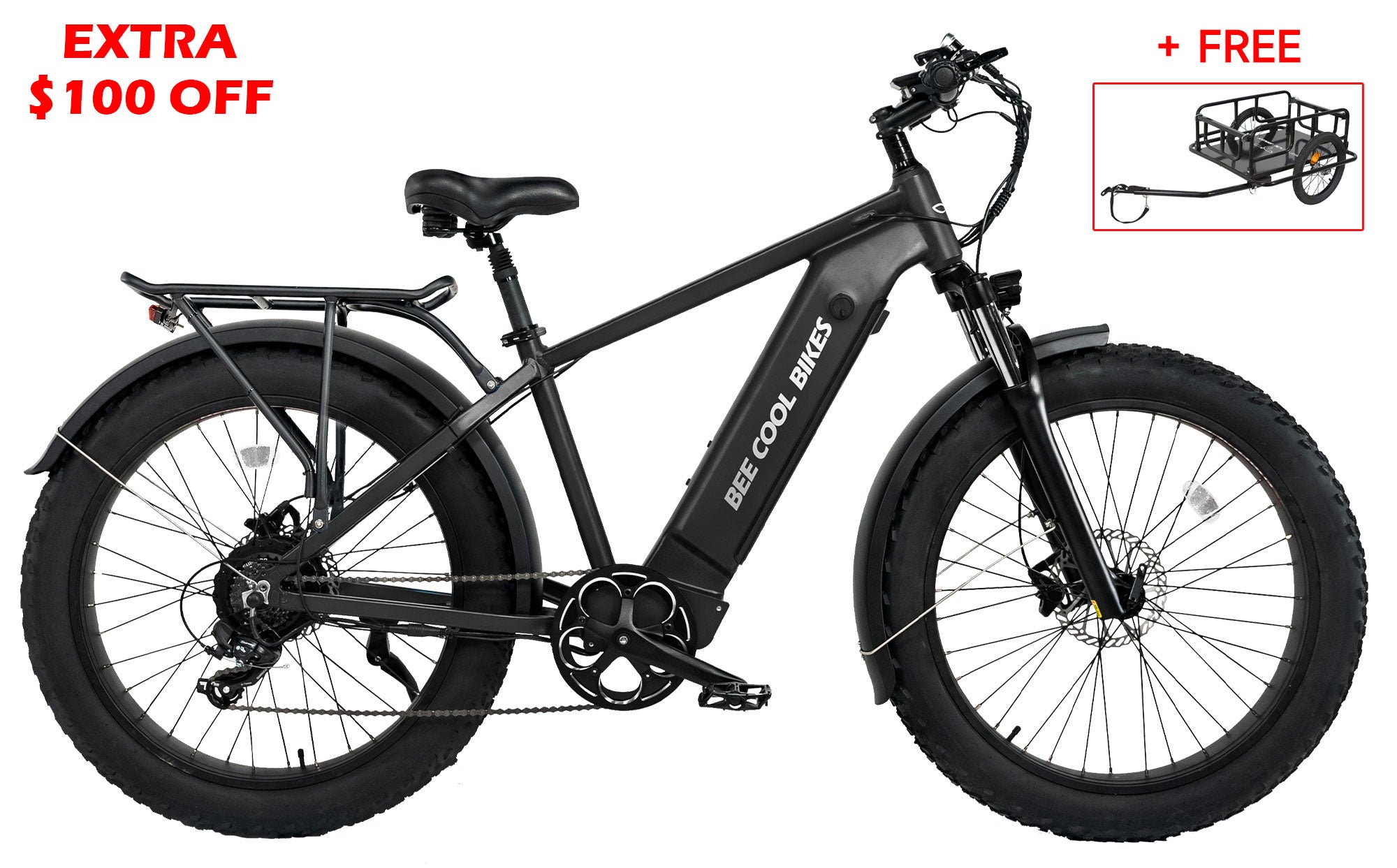 Bee Pathfinder Ebike, Long Range Full Suspension | Versatile&Stylish
