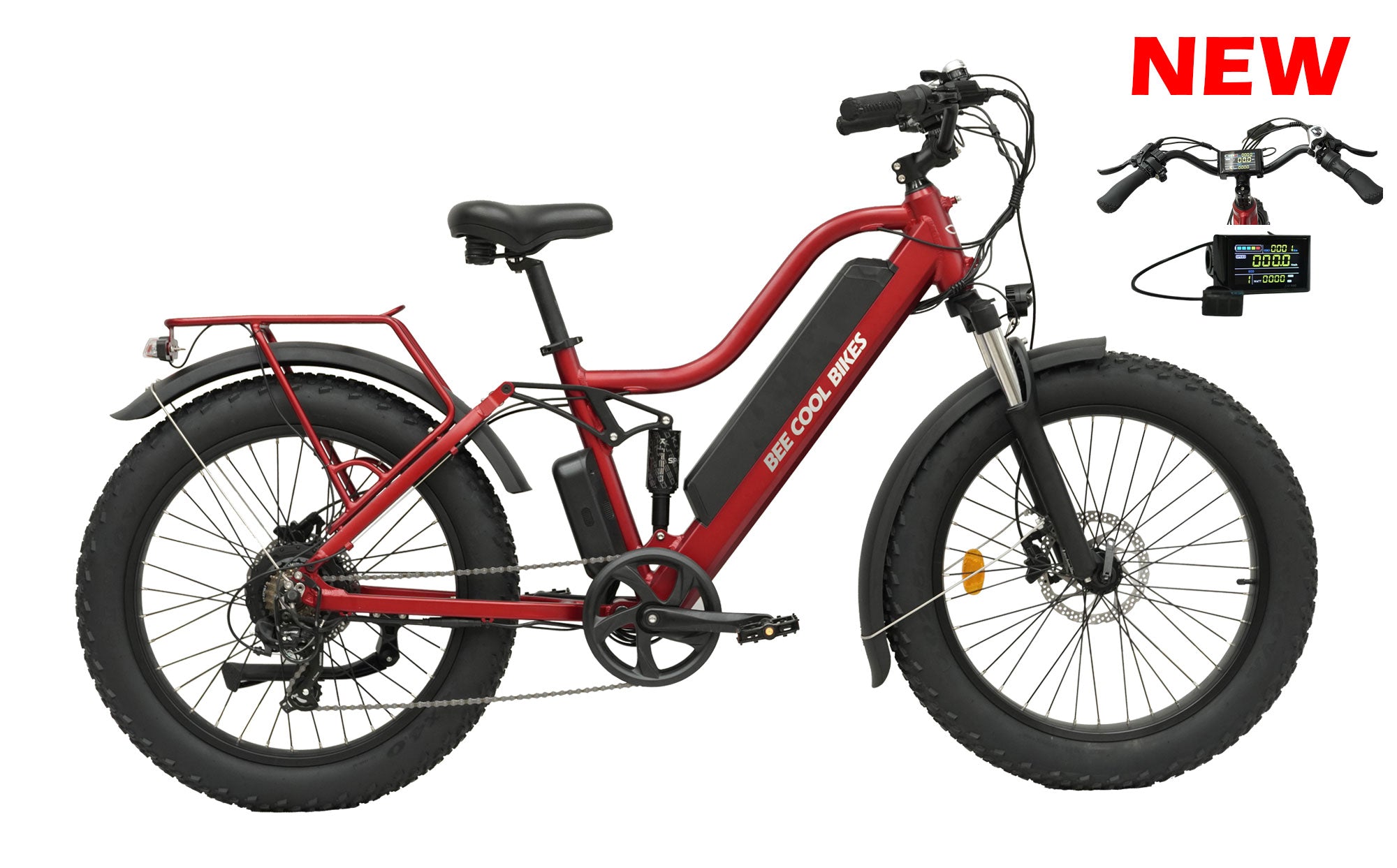 BeeCool Explorer E-Bike: High-Performance, Soft Tail Long Range