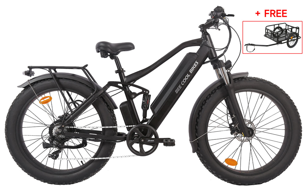 Bee Challenger Ebike, Moped Style E Bike | Bee Cool Bikes