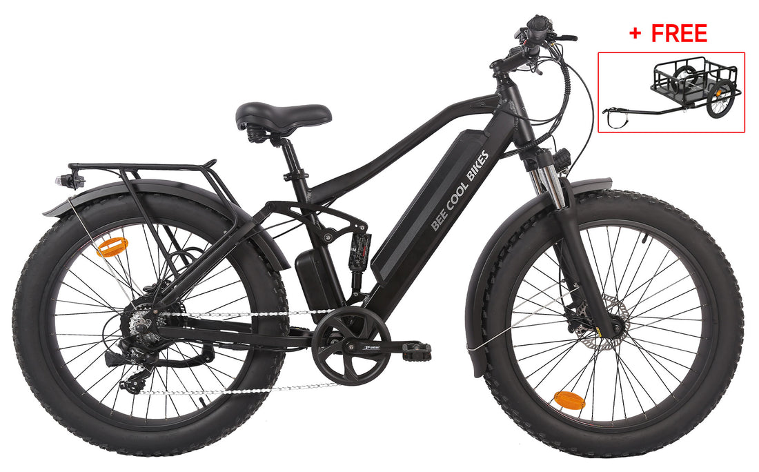 Bee Challenger Ebike, Moped Style E Bike | Bee Cool Bikes