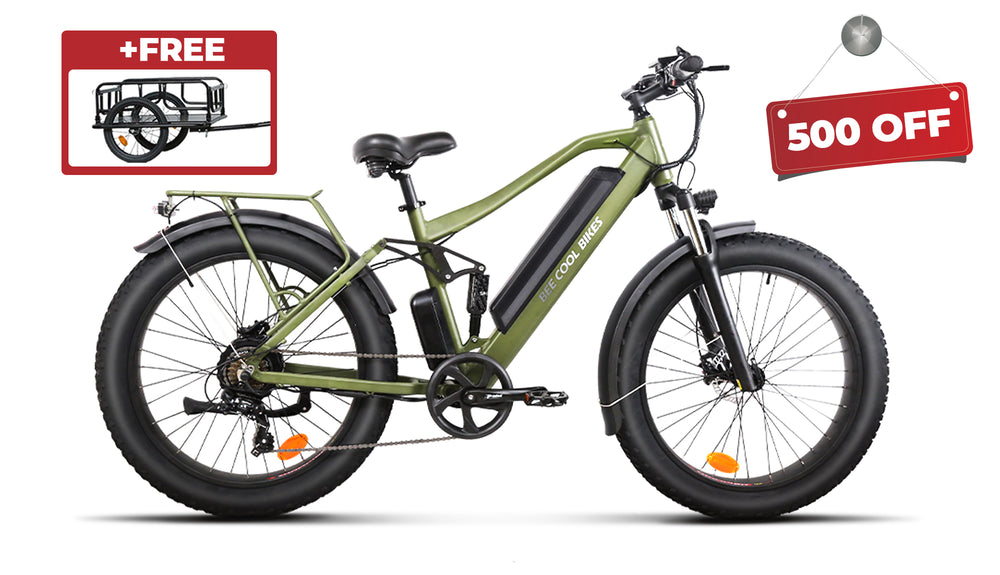 Bee Cool Bee Ranger E-Bikes | Soft Tail Long Range E-Bike