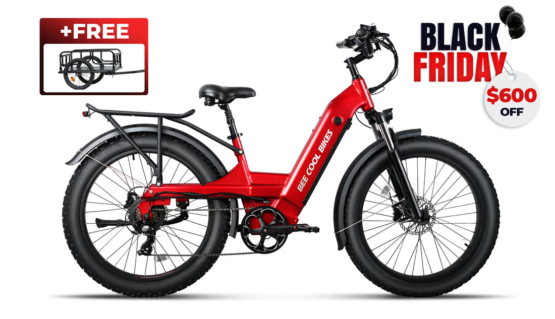 Bee Cool Bee Ranger E-Bikes | Soft Tail Long Range E-Bike
